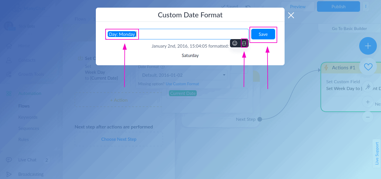 Bot Wishes Happy Friday/Monday to User - QT2 - Slickbots