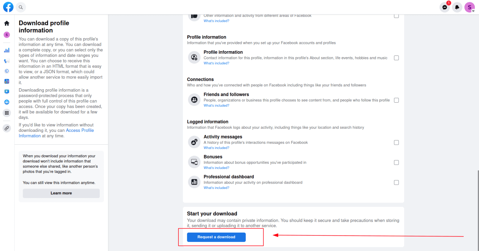 How to Download Messenger Chat History of Your Facebook Business Page ...